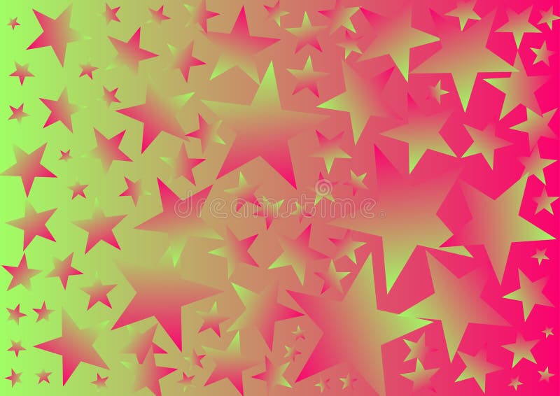 Pink and Green Gradient Star Background Vector Beautiful Elegant ...