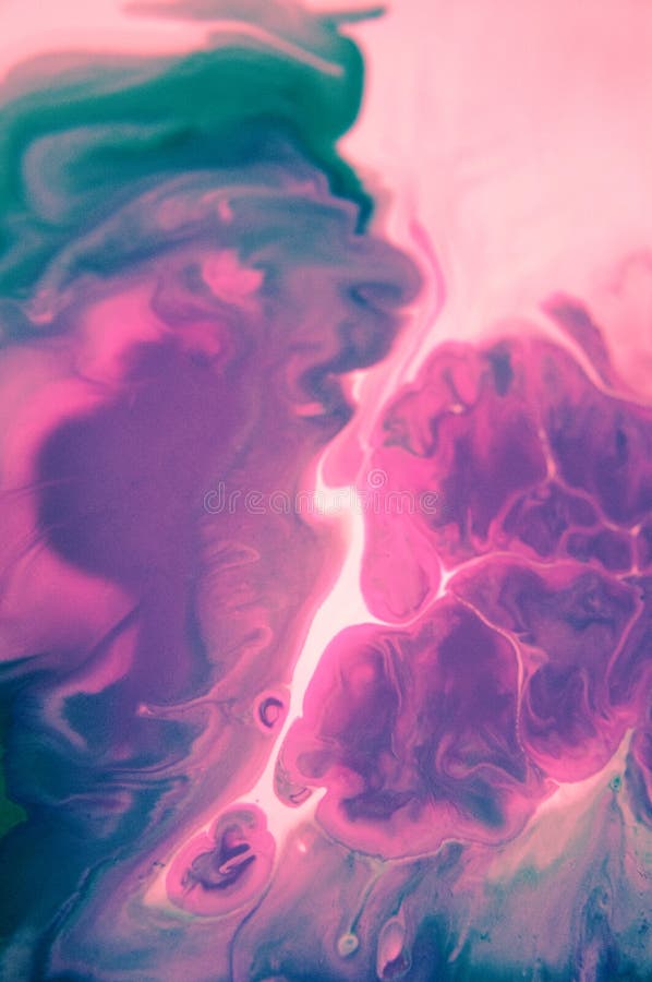 Pink and Green Abstract Design Stock Photo - Image of paper, vivid ...