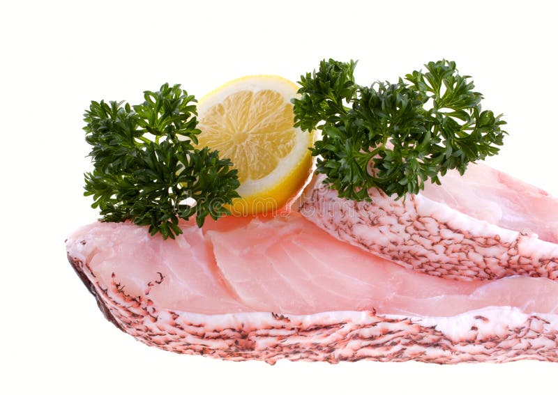 Pink grouper steak stock photo. Image of fillet, cook - 12550012