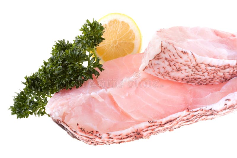 Pink grouper steak stock photo. Image of fillet, cook - 12550012