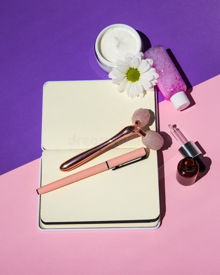 Pink Gua Sha Facial Massage Tools. Stock Photo - Image of alternative ...