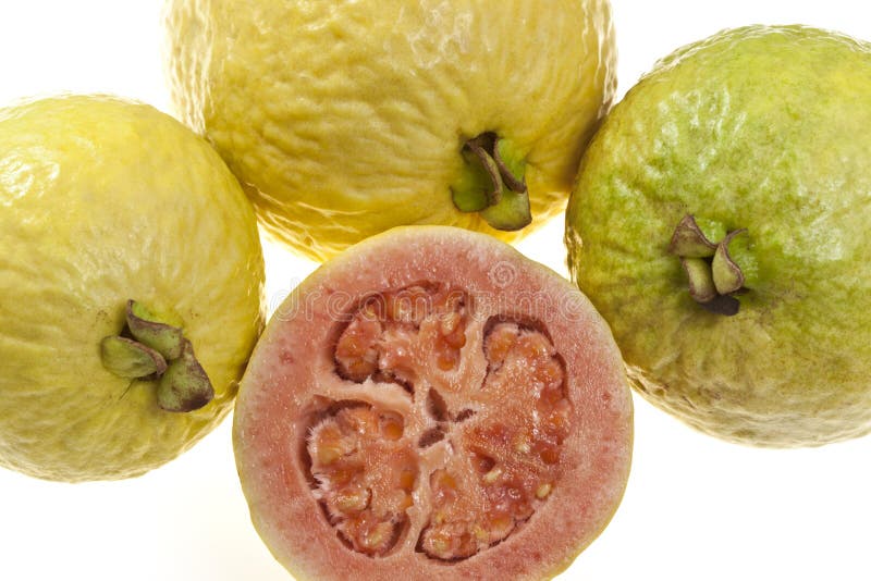 Pink Guava Fruit stock image. Image of juicy, delicious - 33493099