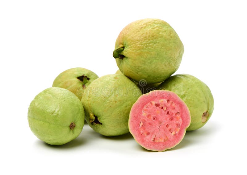 Pink guava stock photo. Image of basket, pink, horizontal - 146374772