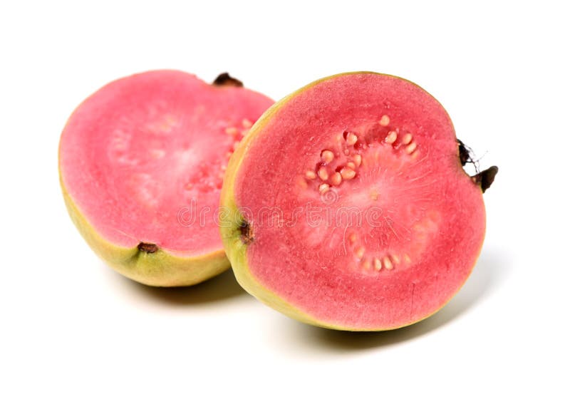 Pink guava fruit stock image. Image of pink, crunchy - 110984781
