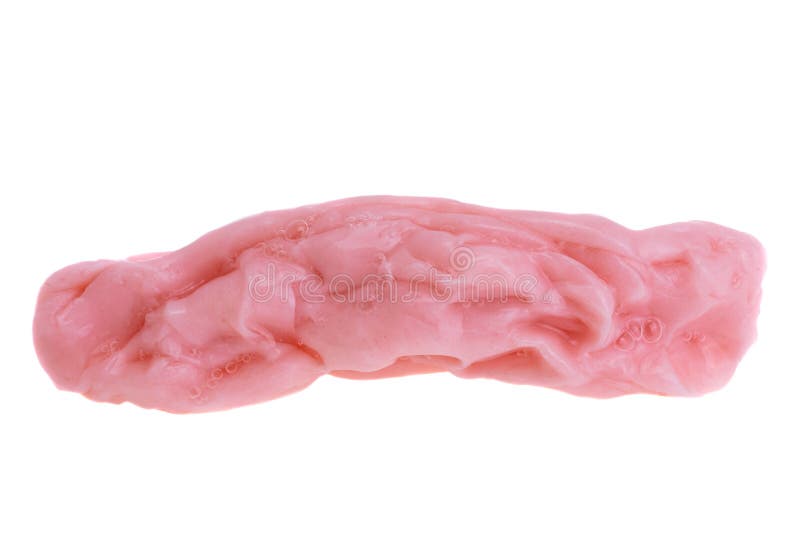Pink gum isolated stock image. Image of gummy, confection - 252941313