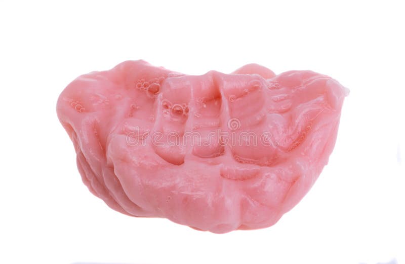 Pink gum isolated stock image. Image of bubblegum, chewed - 252941319