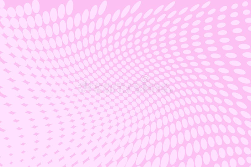 Pink Halftone Background. Digital Gradient. Wavy Dotted Pattern with ...