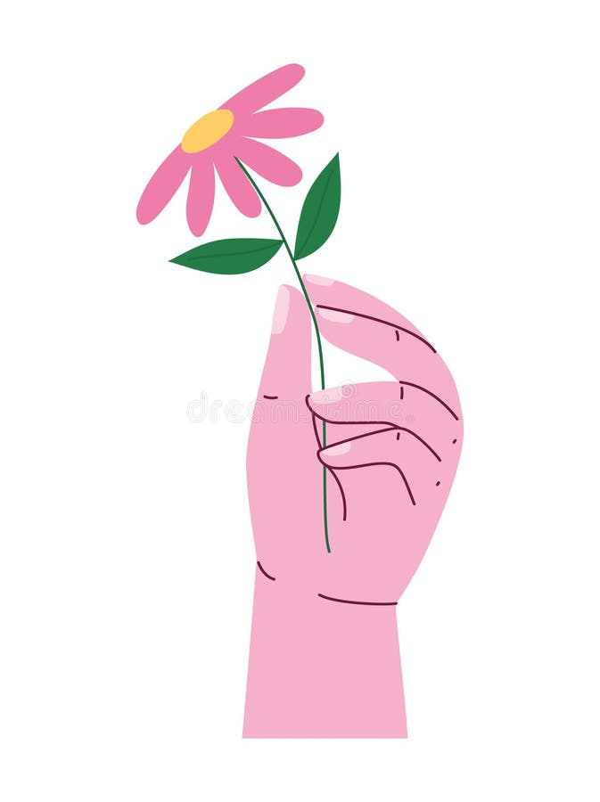 Pink hand design stock vector. Illustration of isolated - 270802489