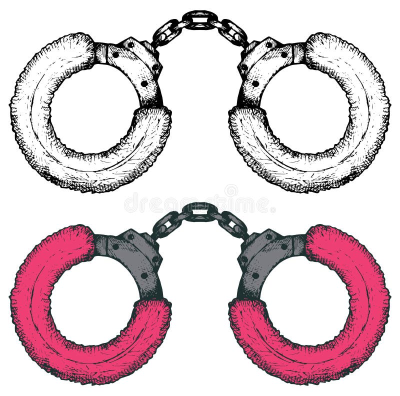 Handcuffs Draw Stock Illustrations – 142 Handcuffs Draw Stock ...