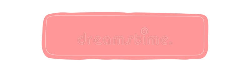 Pink Handdrawn Wavy Rectangle Frame Stock Vector - Illustration of wavy ...