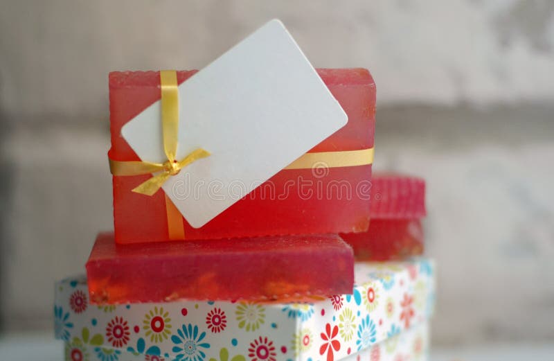 Pink handmade soap stock photo. Image of gift, smelling - 67529662
