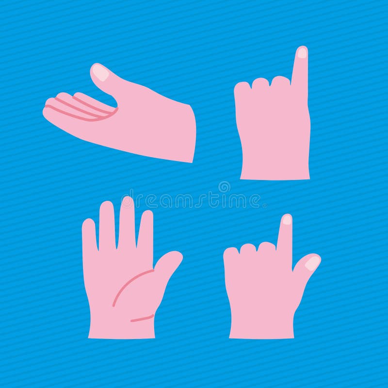 Pink hands designs stock vector. Illustration of vector - 219461742