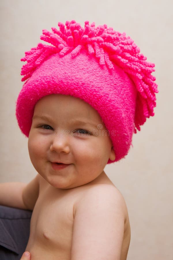Pink hat stock photo. Image of happiness, positive, pink - 5377992