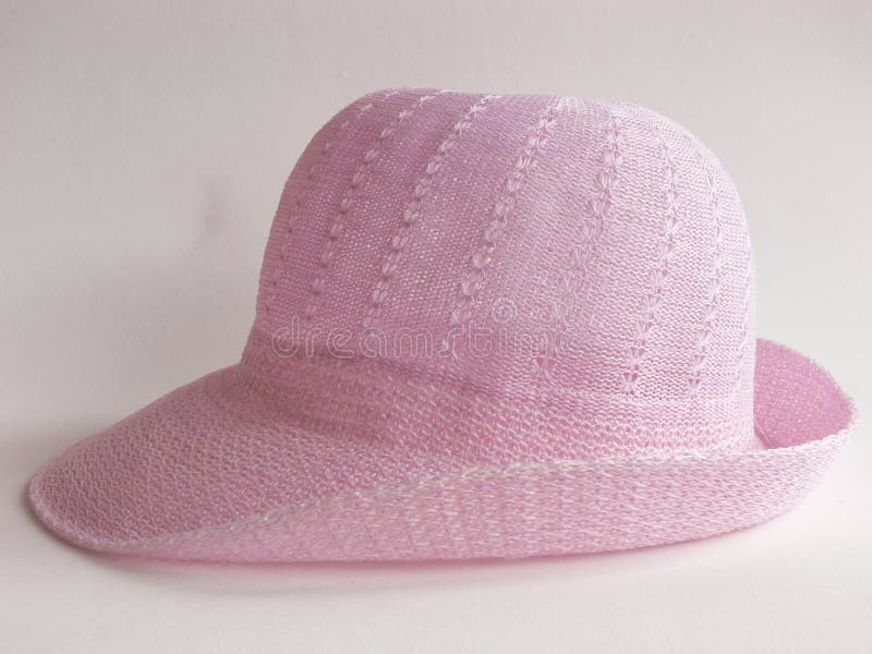 Pink hat stock image. Image of straw, spring, pink, lady - 7693255