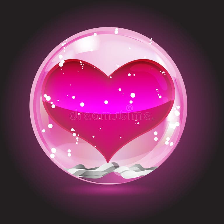 Translucent Pink Heart Stock Illustrations – 2,051 Translucent Pink ...