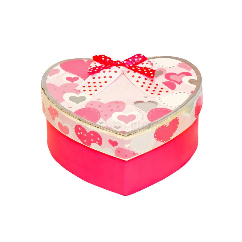Pink heart box stock photo. Image of valentine, holidays - 16038776