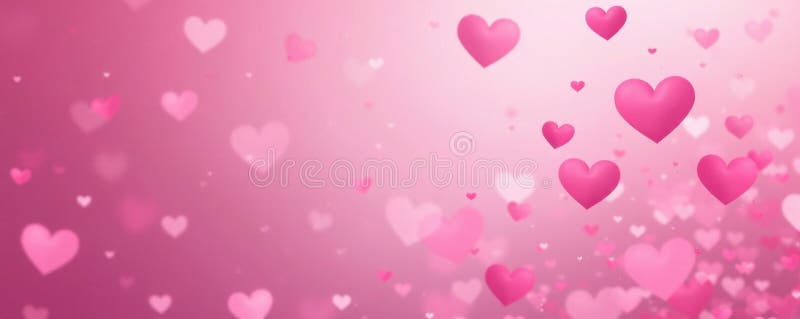 Pink Heart Confetti Overlay, Delicate and Soft Texture, Pastel ...