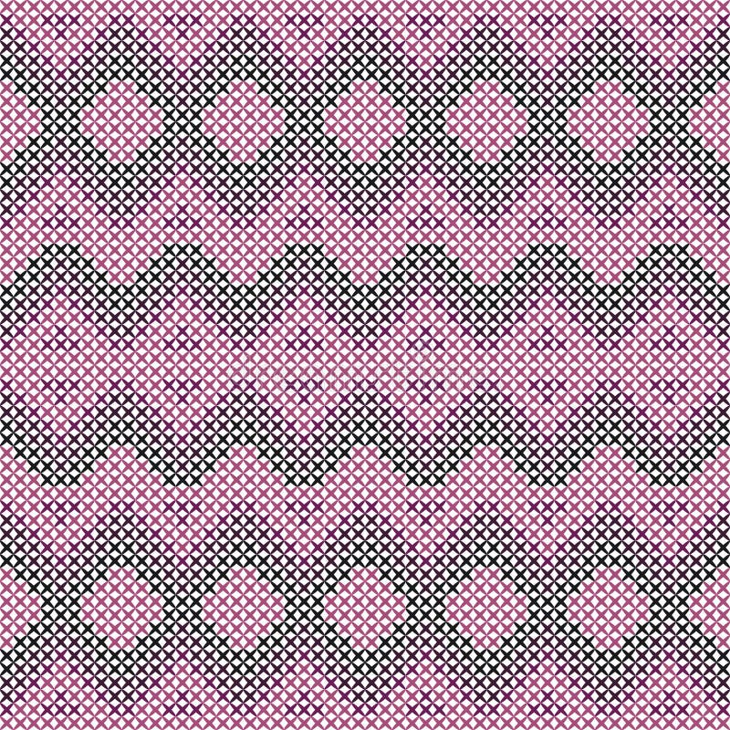 Pink Heart and Dot Seamless Pattern Stock Vector - Illustration of heart, vector: 365045902