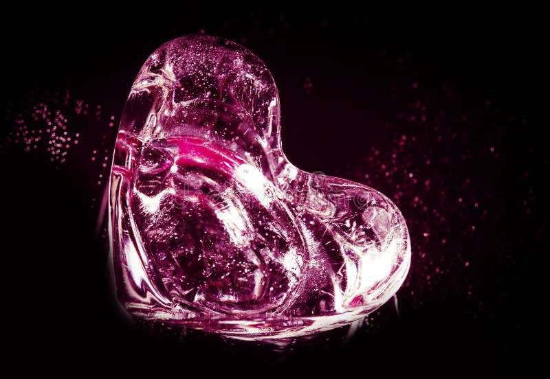 Heart of ice stock image. Image of drop, pure, close - 29710135