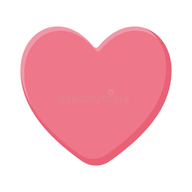 Pink heart illustration stock vector. Illustration of girl - 229011965