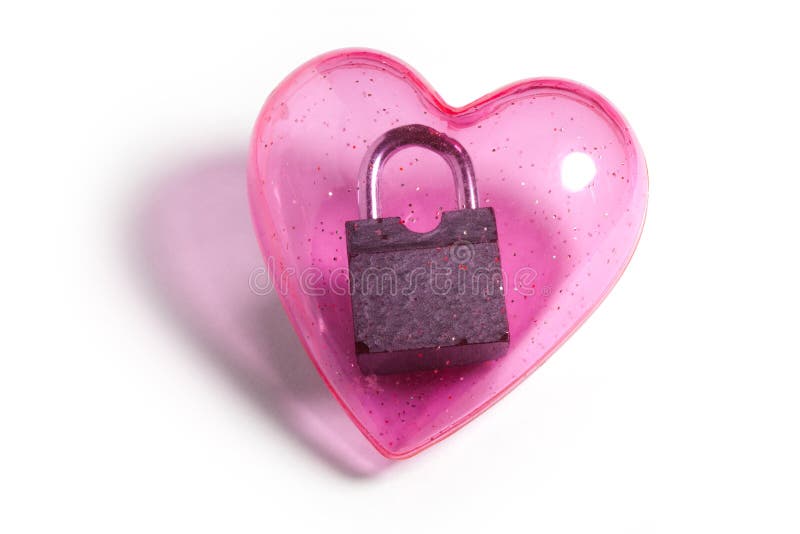 Pink Heart and Enter Key, Love Concept Stock Photo - Image of isolated ...