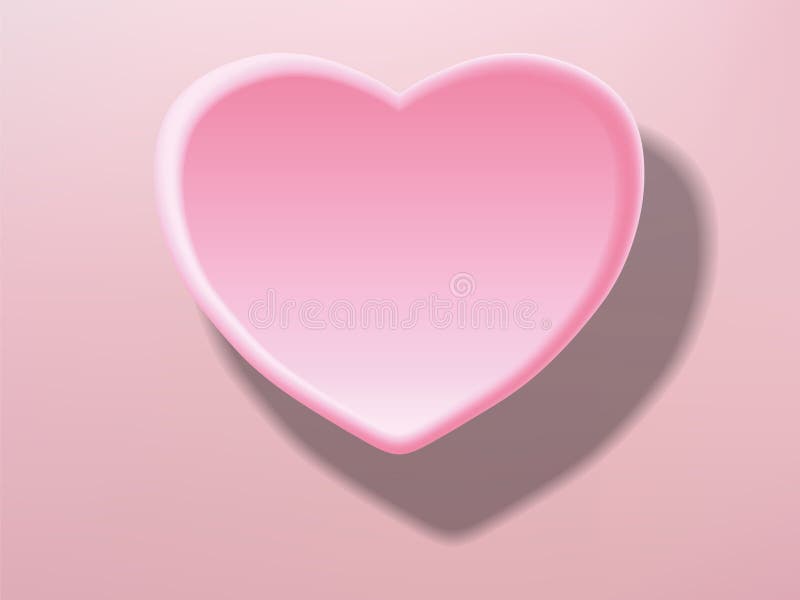 Pink heart love stock vector. Illustration of romance - 141482433