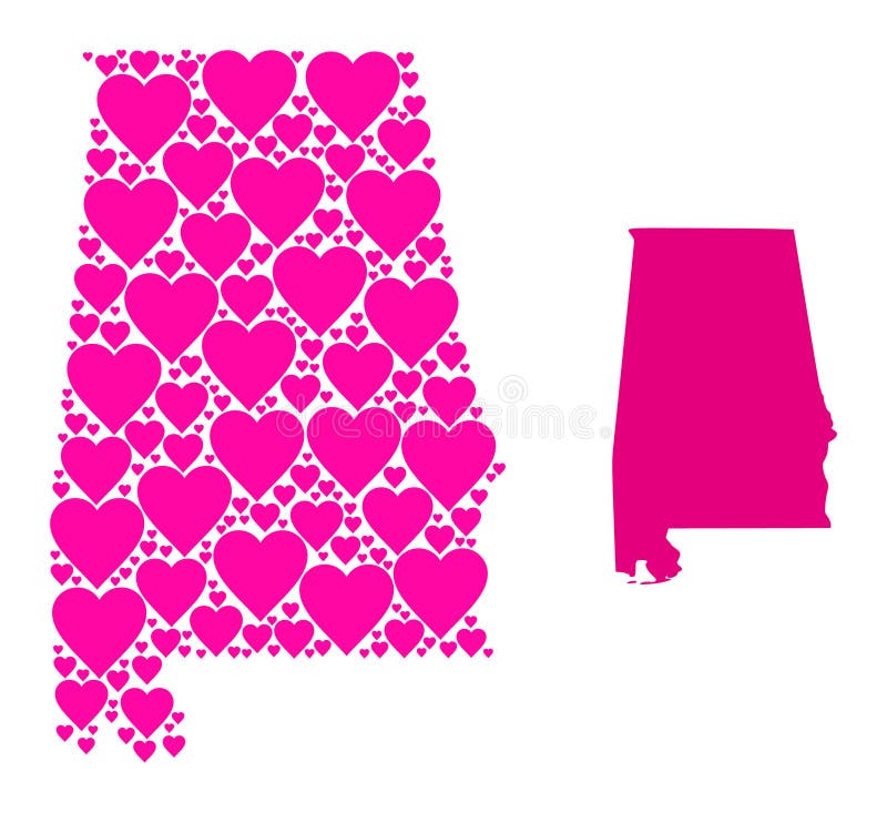 Alabama Heart Stock Illustrations – 218 Alabama Heart Stock ...