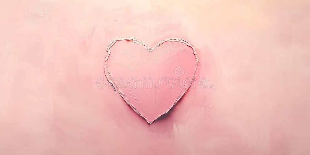 Pink Heart Shape Background Pastel Love Texture Image Stock ...