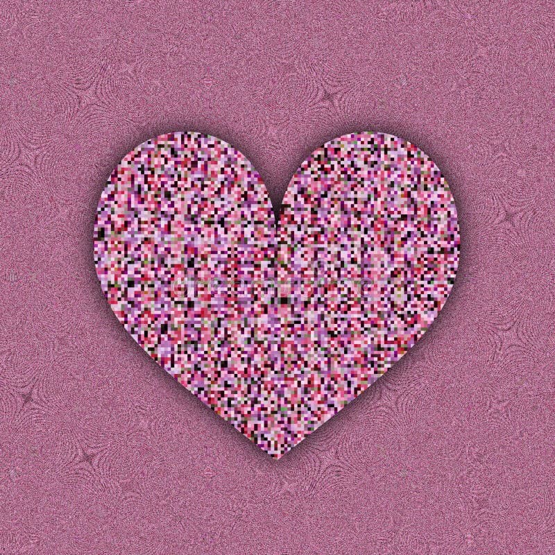 Pink Heart Shape - Illustration Design Stock Illustration ...