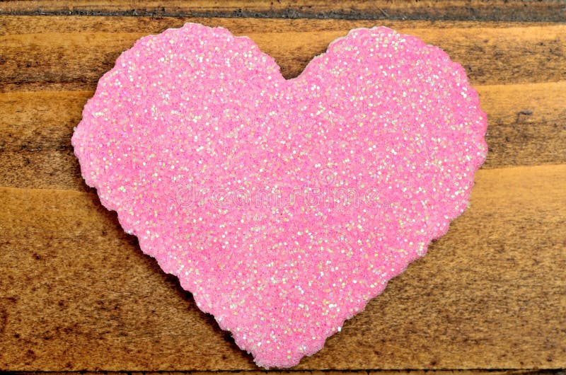 Pink heart on table stock image. Image of romance, copy - 64842371