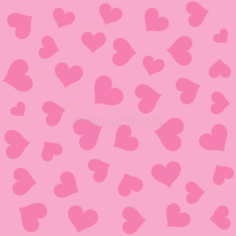 Pink Hearts Love Seamless Background Pattern, Valentine Day Stock ... Pink Hearts Love Seamless Background Pattern, Valentine Day Stock ...