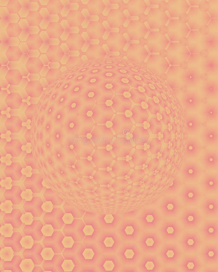 Pink Hexagon Background Abstract Shades Shapes and Blurs Stock ...
