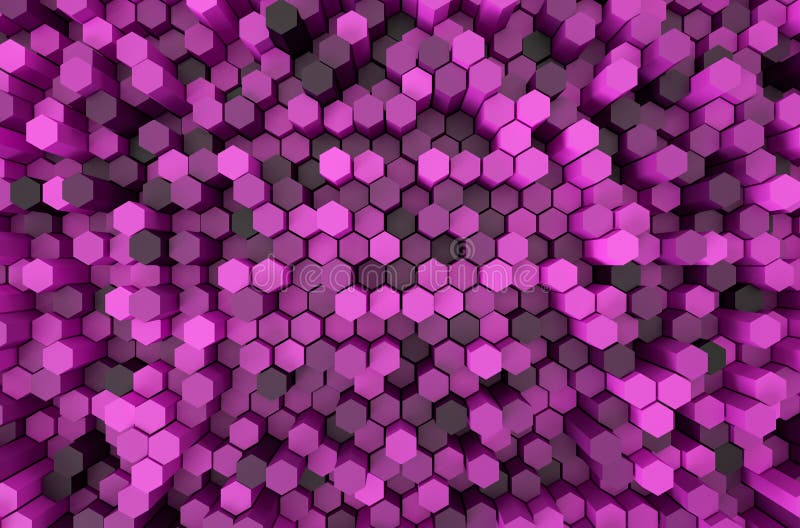 Pink Hexagon Tile stock illustration. Illustration of backdrop - 29915910