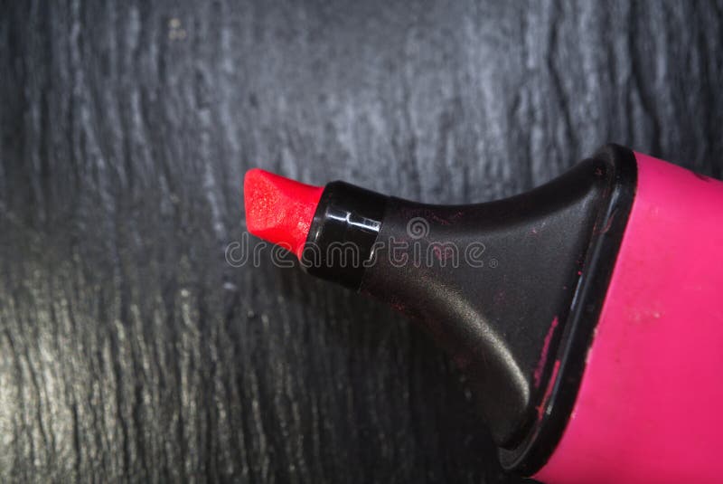 Pink Highlighter, Photography Object Stock Image - Image of highlighter ...