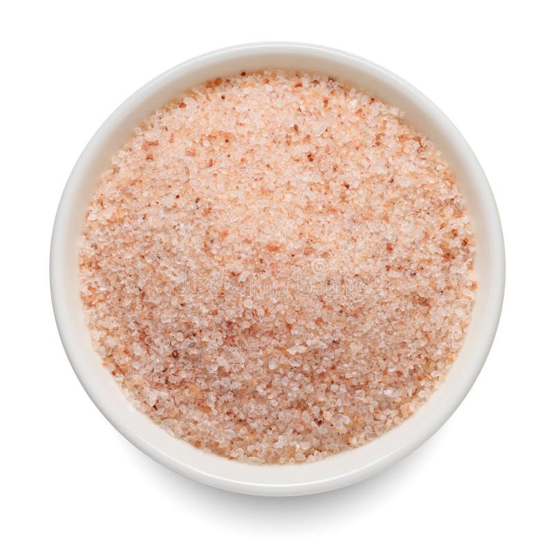 Fine Pink Himalayan Salt Pile White Stock Photos - Free & Royalty-Free ...