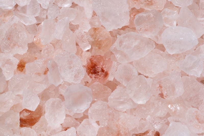 Pink Himalayan Salt Crystals. Stock Photo - Image of coarse, pink ...