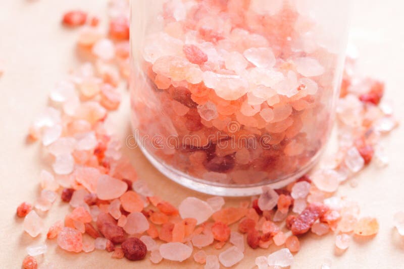 Himalayan Pink Salt, Seasoning, Saltiness Stock Image - Image of ...