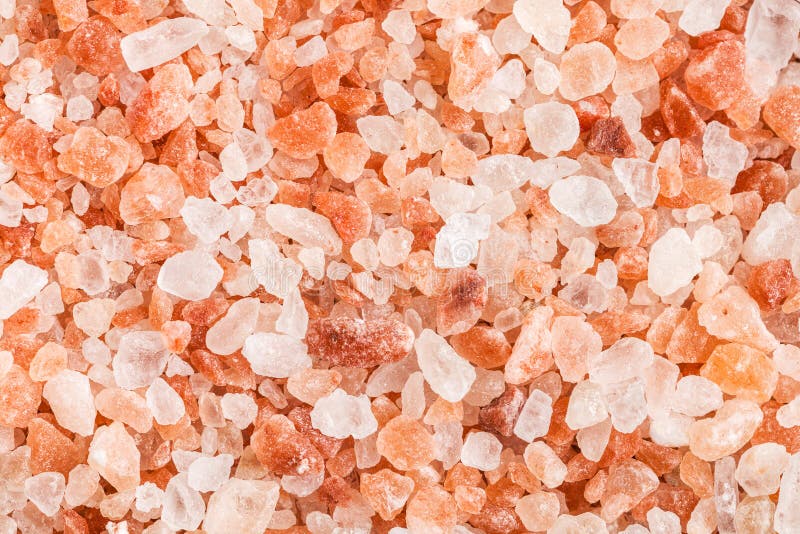 Pink Himalayan Salt. Top View Stock Photo - Image of natural, heap ...