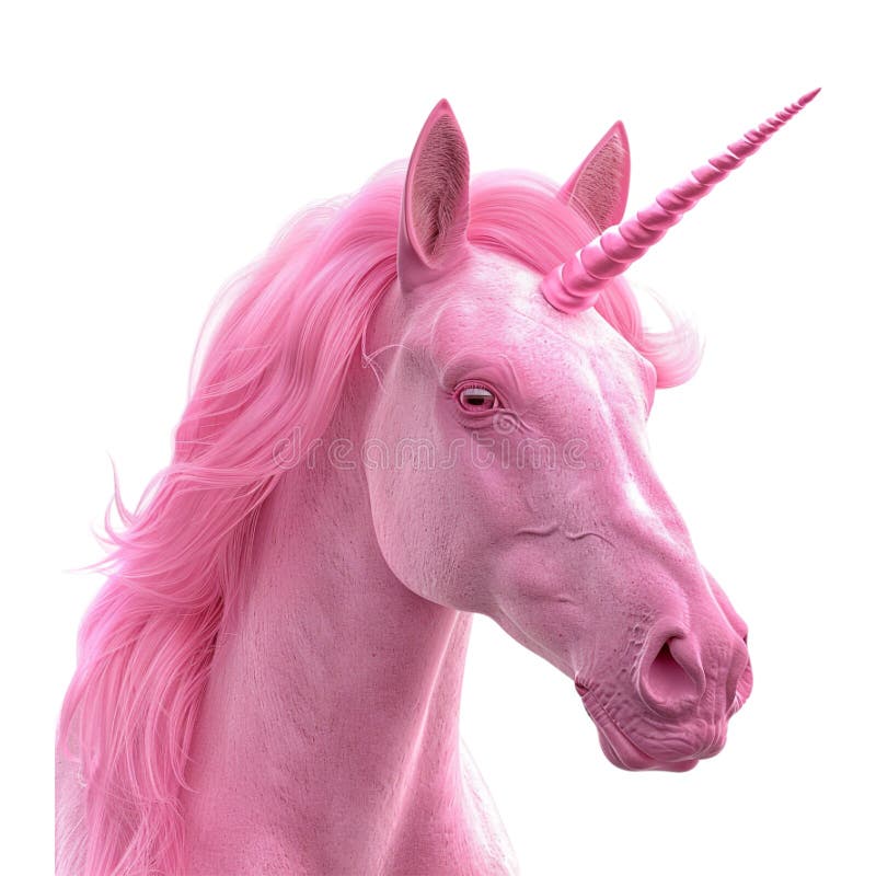 Pink Horse on Transparent Background - Ai Generated Stock Illustration ...