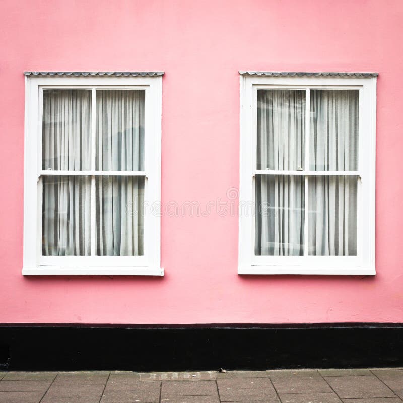 Pink House stock photo. Image of house, color, pink, white - 29631952