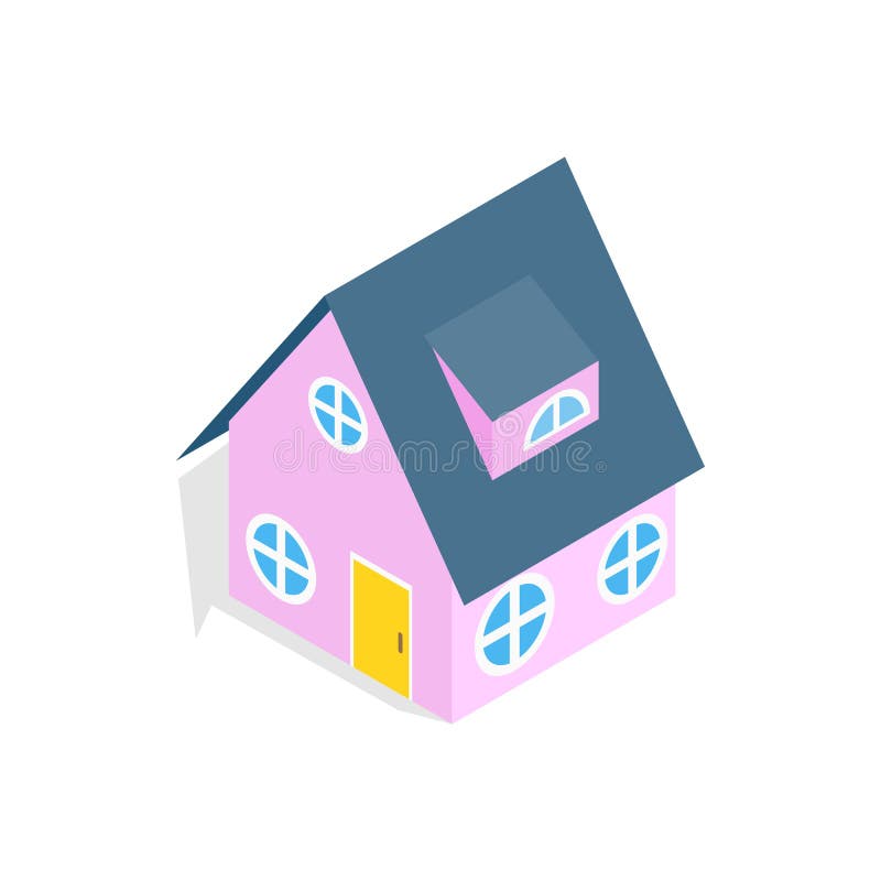 Pink House Isometric Icon Stock Illustrations – 2,972 Pink House ...