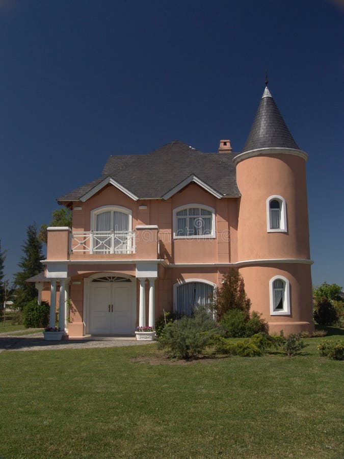 Pink House 1 stock photo. Image of architecture, building - 31148680