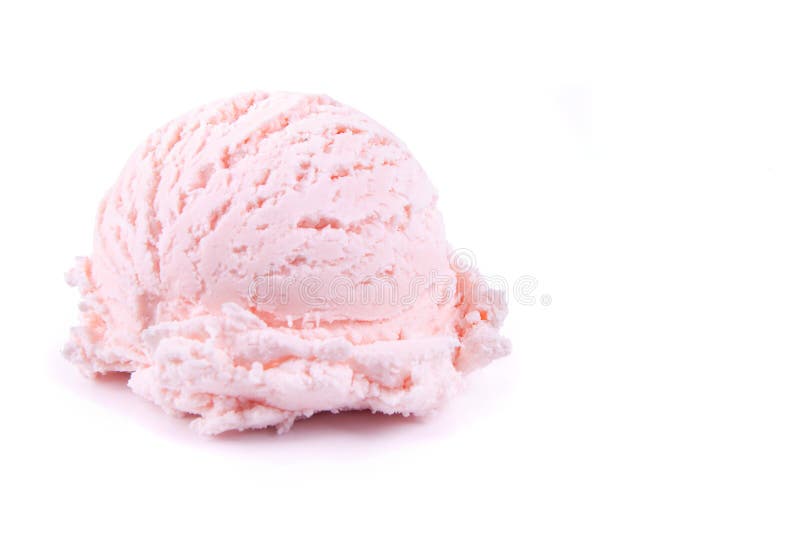 Pink ice cream stock photo. Image of portion, vanilla - 9455878