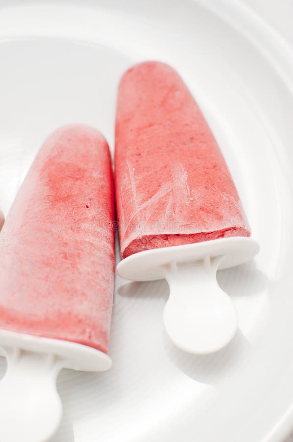 Pink ice cream pops stock image. Image of refreshing - 29212545