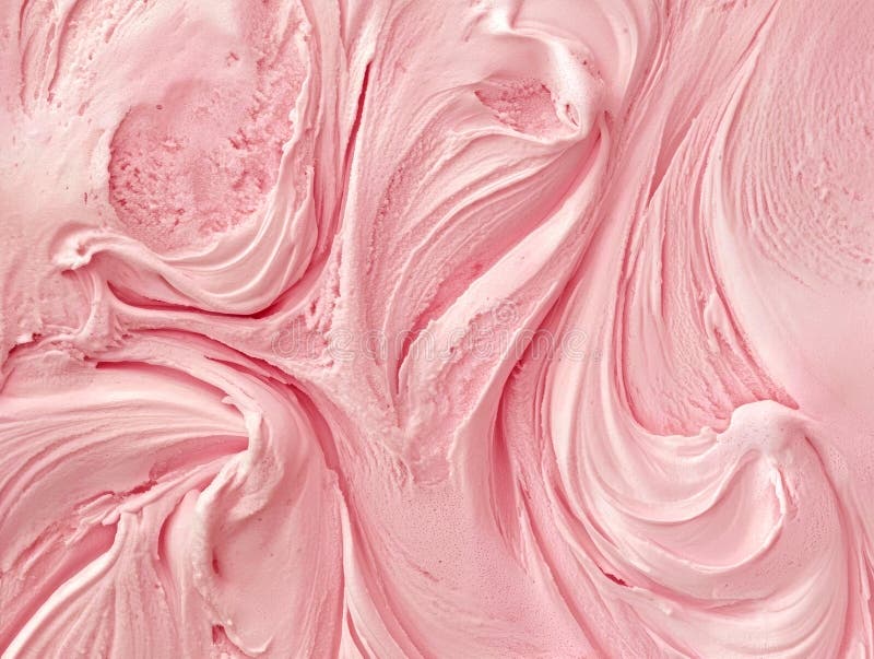 Pink Ice Cream Texture AI Generated Stock Illustration - Illustration ...