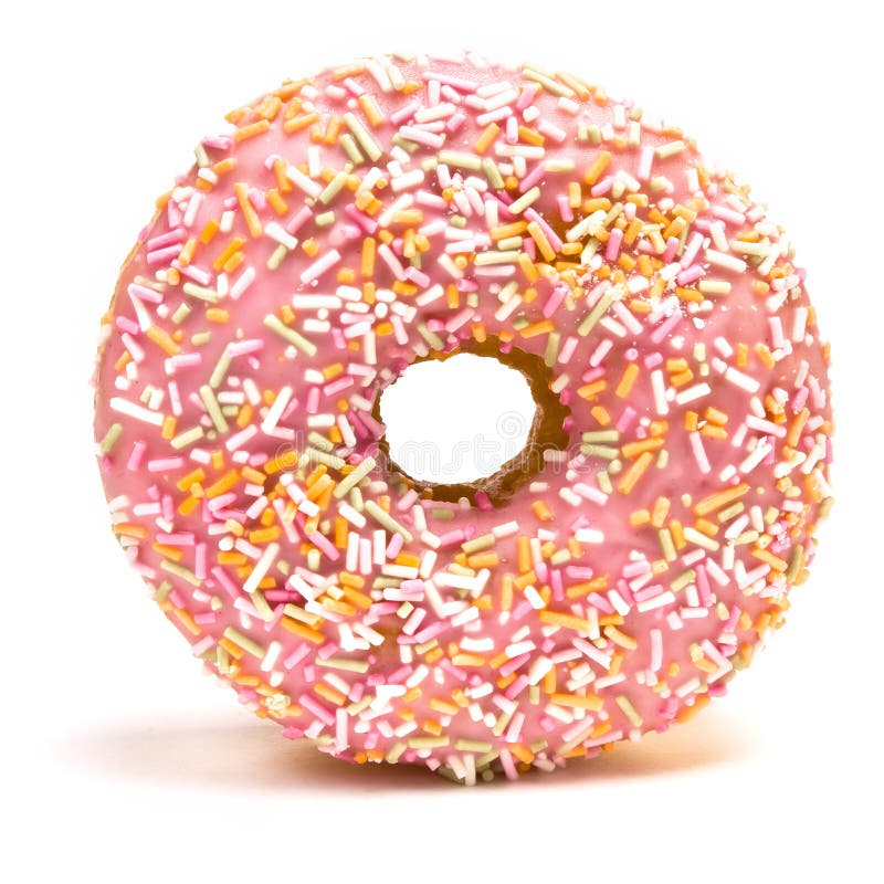 Pink Donut stock image. Image of fried, colorful, frosting - 45492001