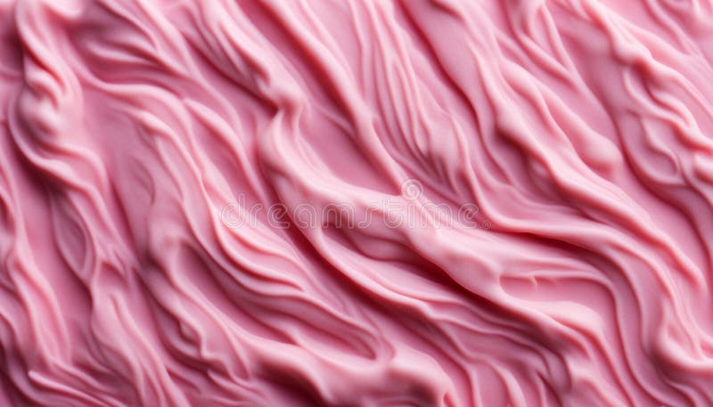 Pink Icing Frosting Close Up Texture Stock Illustration - Illustration ...