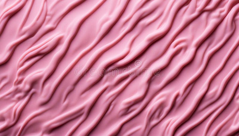 Pink Icing Frosting Close Up Texture Stock Illustration - Illustration ...