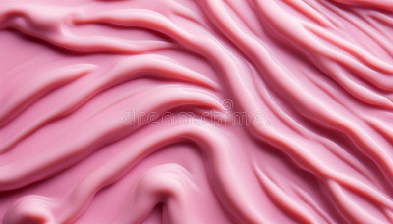 Pink Icing Frosting Close Up Texture Stock Illustration - Illustration ...