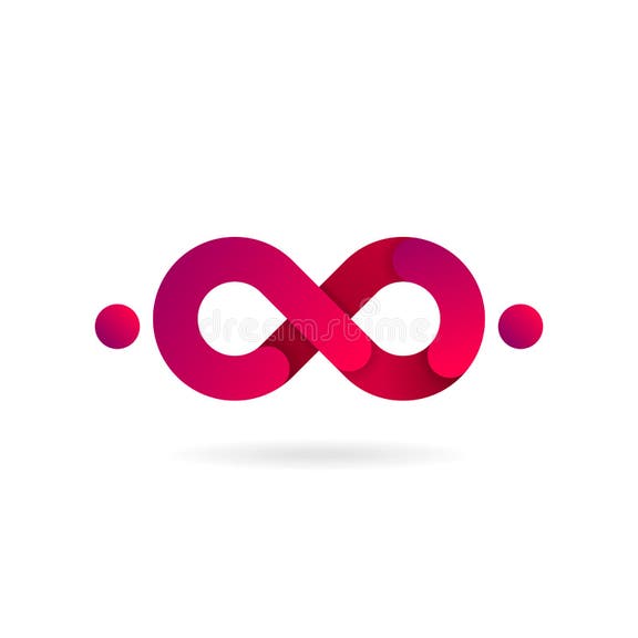 Pink Infinity Symbol. Vector Icon. Logo Design. Stock Vector ...